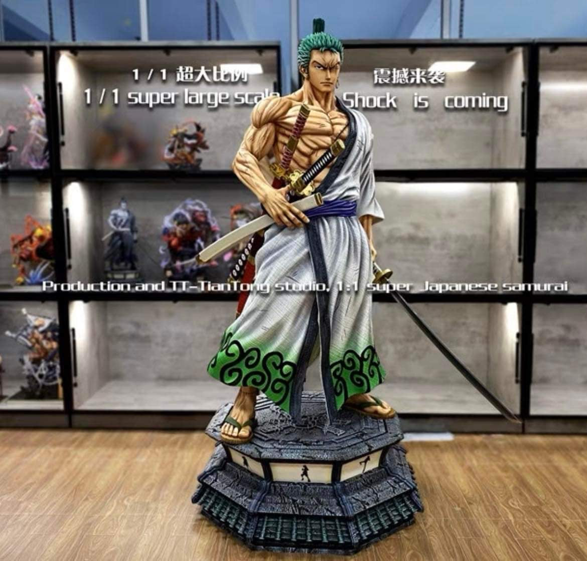 One Piece Roronoa Zoro Life Size Statue 1:1 | LM Treasures One Piece Roronoa Zoro Life Size Statue 1:1 | LM Treasures