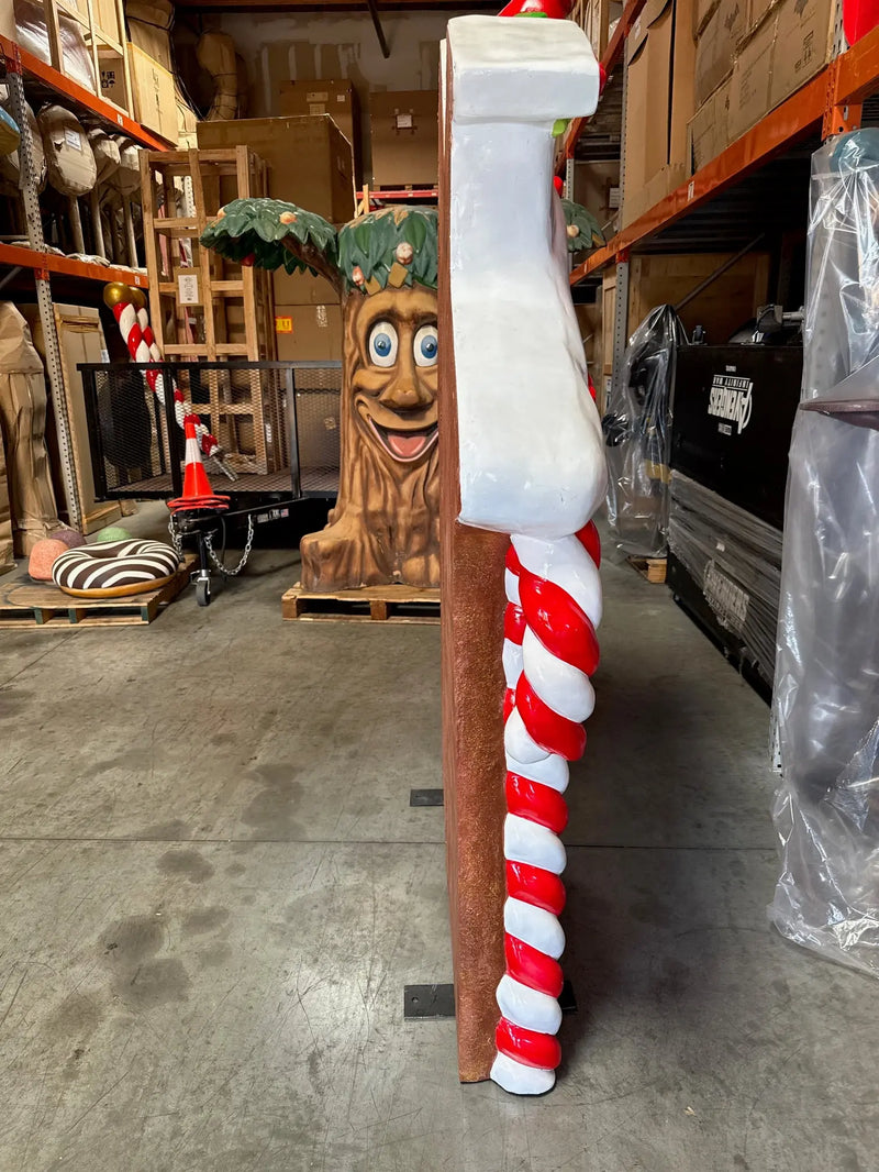 Gingerbread House Backdrop Facade Statue – LM Treasures