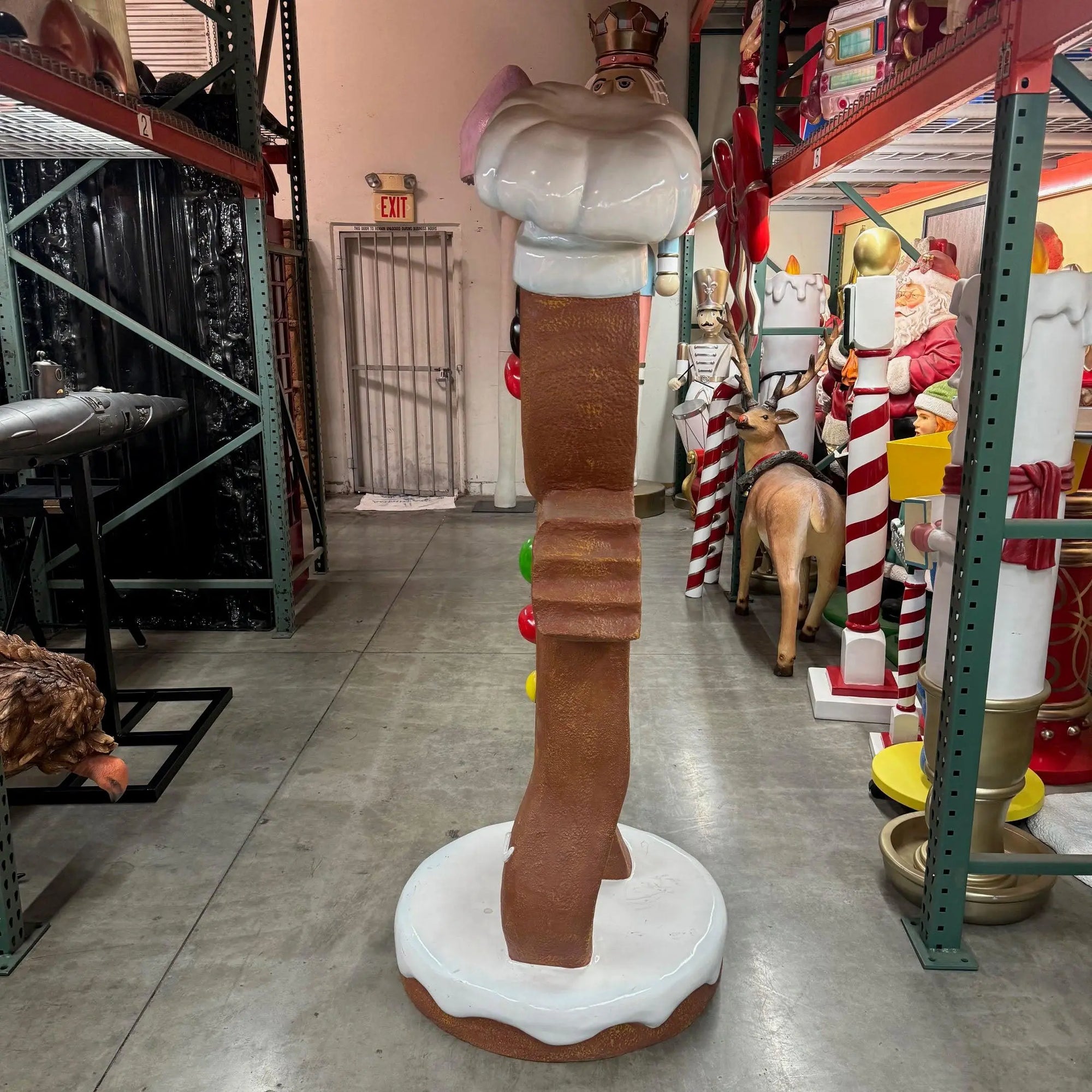 Large Gingerbread Cook Over Sized Statue | LM Treasures