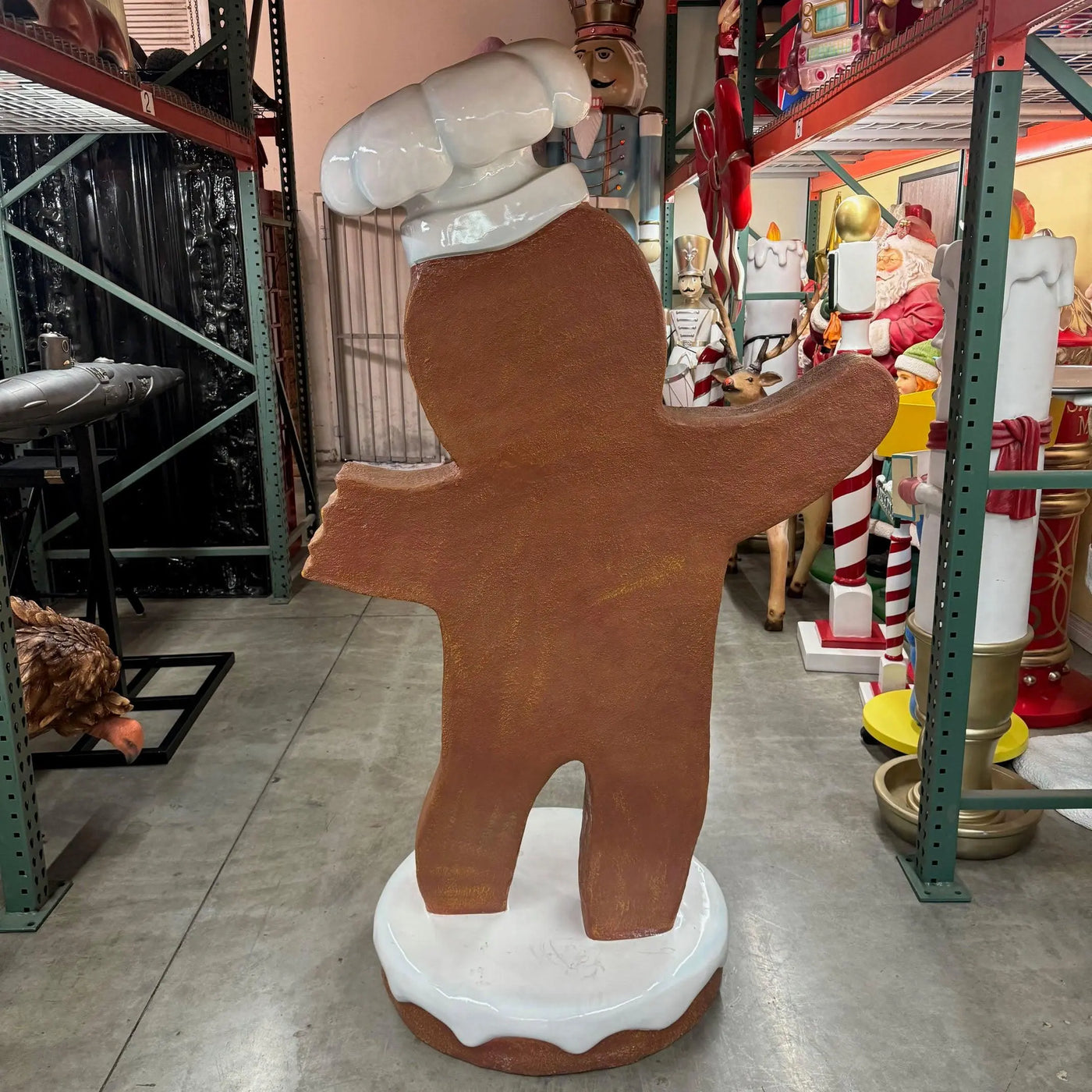 Large Gingerbread Cook Over Sized Statue – LM Treasures