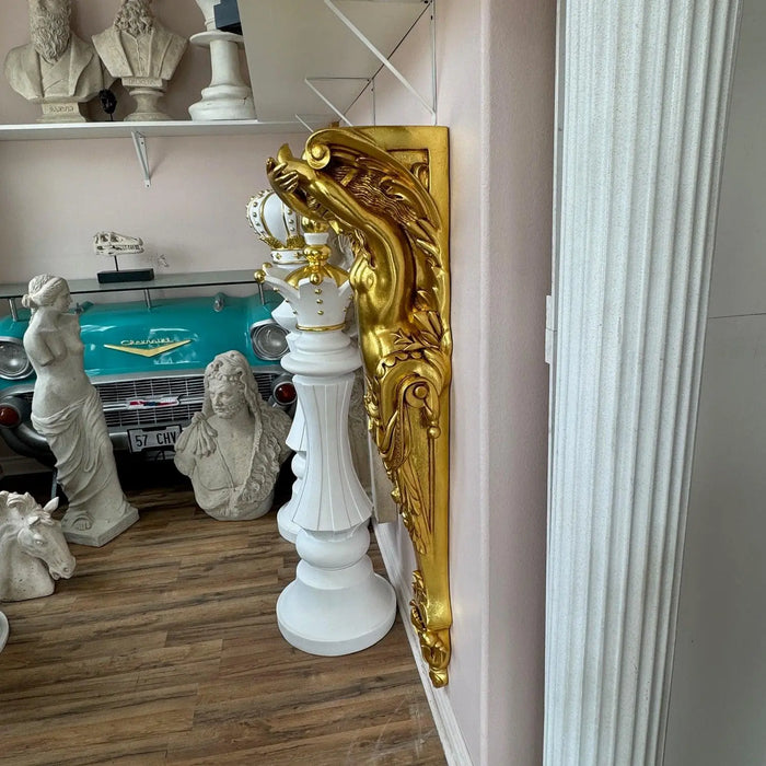 Gold Lady Column Life Size Statue| LM Treasures