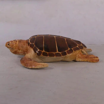 Sea Turtle Loggerhead Life Size Marine Animal Statue – LM Treasures