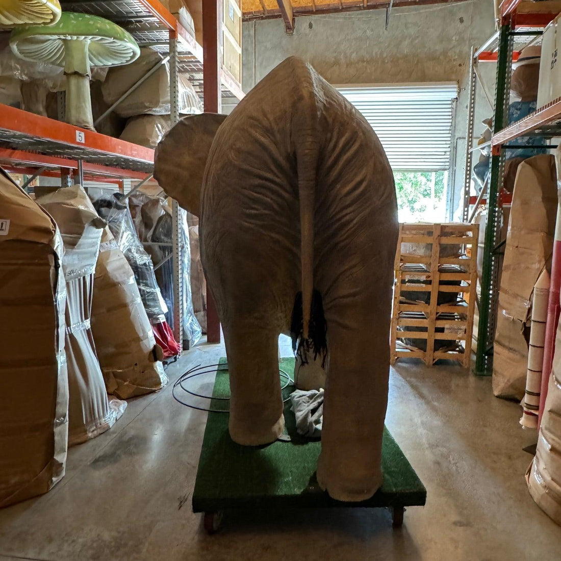 Giant Elephant Life Size African Safari Animal Statue| LM Treasures