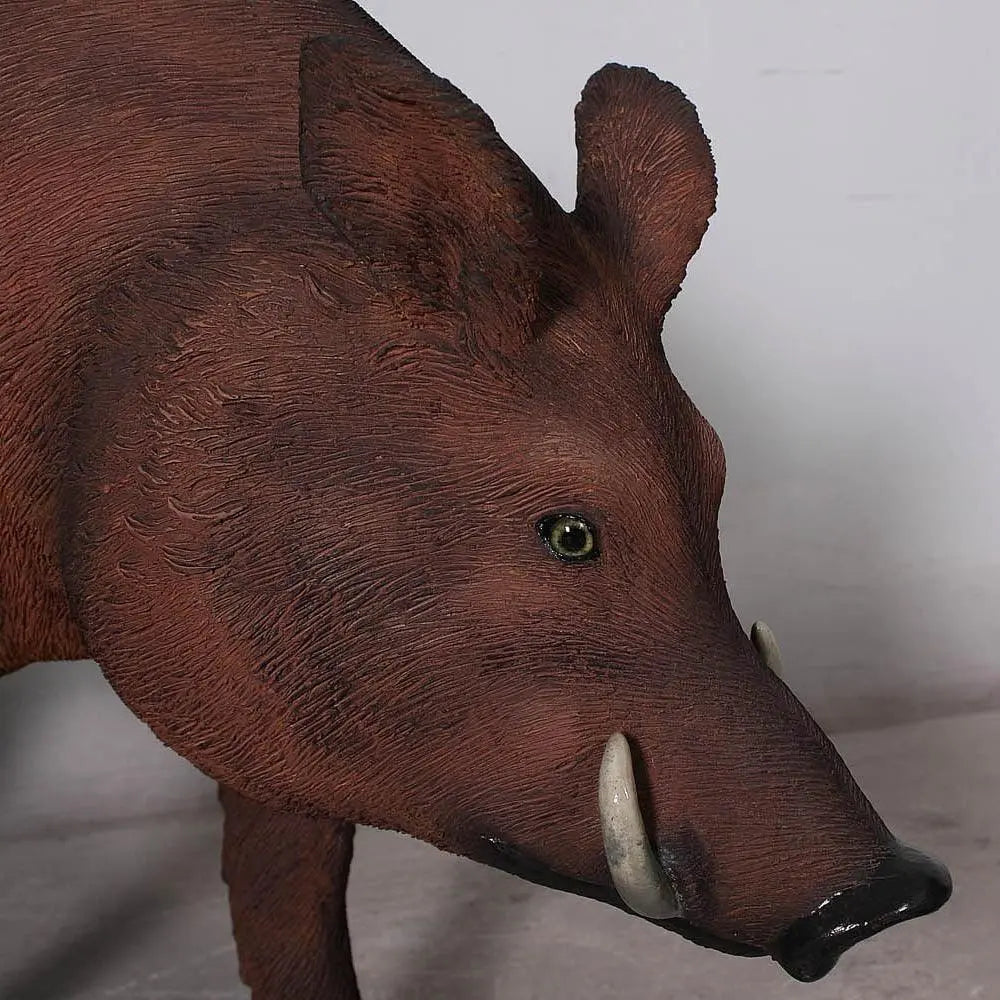 Wild Boar Pig Life Size Statue Standing Prop| LM Treasures