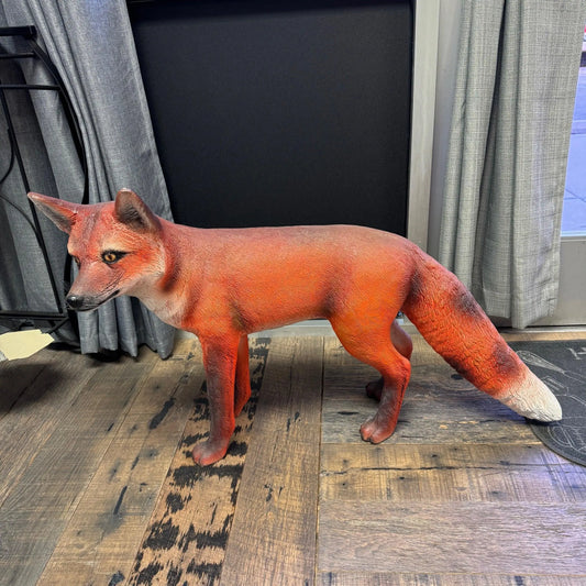 Sneaky Red Fox Wild Dog Canine Resin Statue Decor – LM Treasures