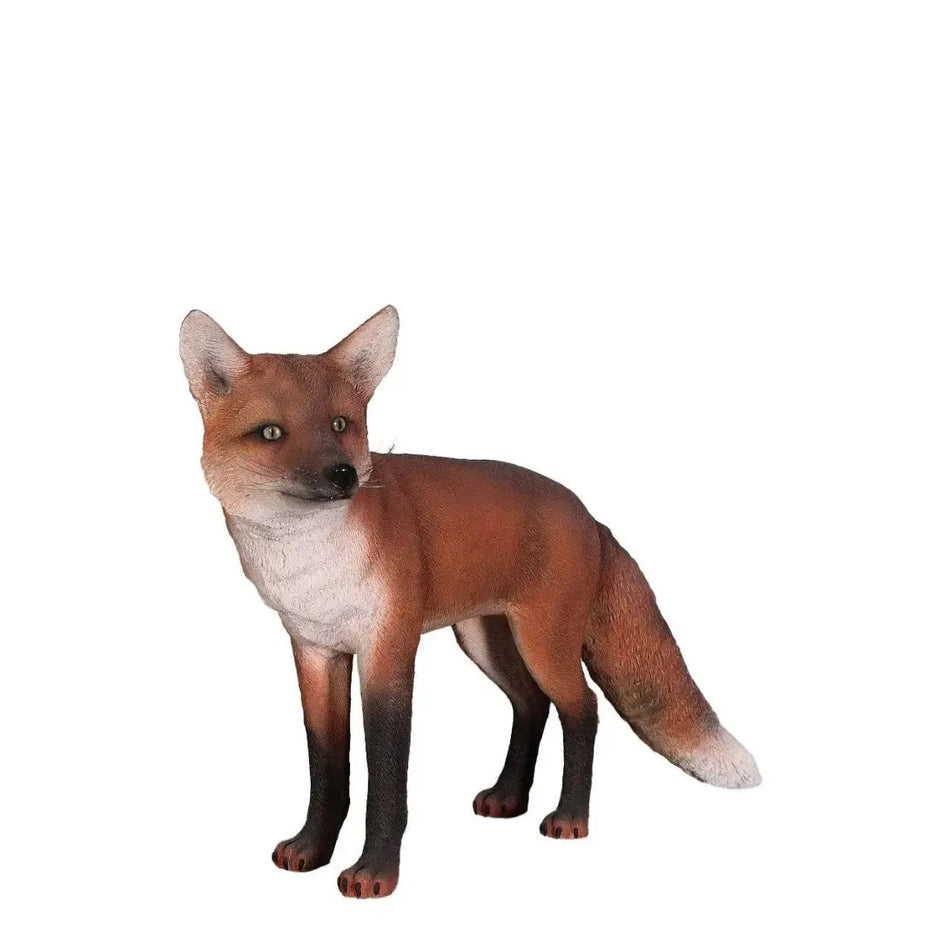 Sneaky Red Fox Wild Dog Canine Resin Statue Decor – LM Treasures