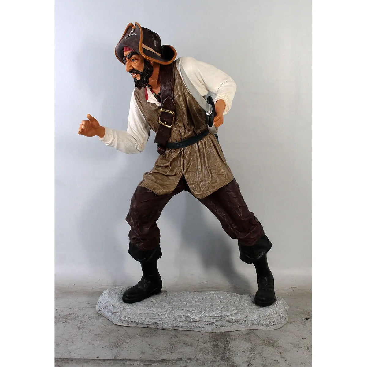 Pirate Captain One Eye Life Size Statue | LM Treasures