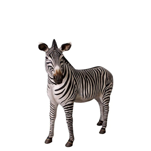 Large Zebra Life Size Statue | LM Treasures