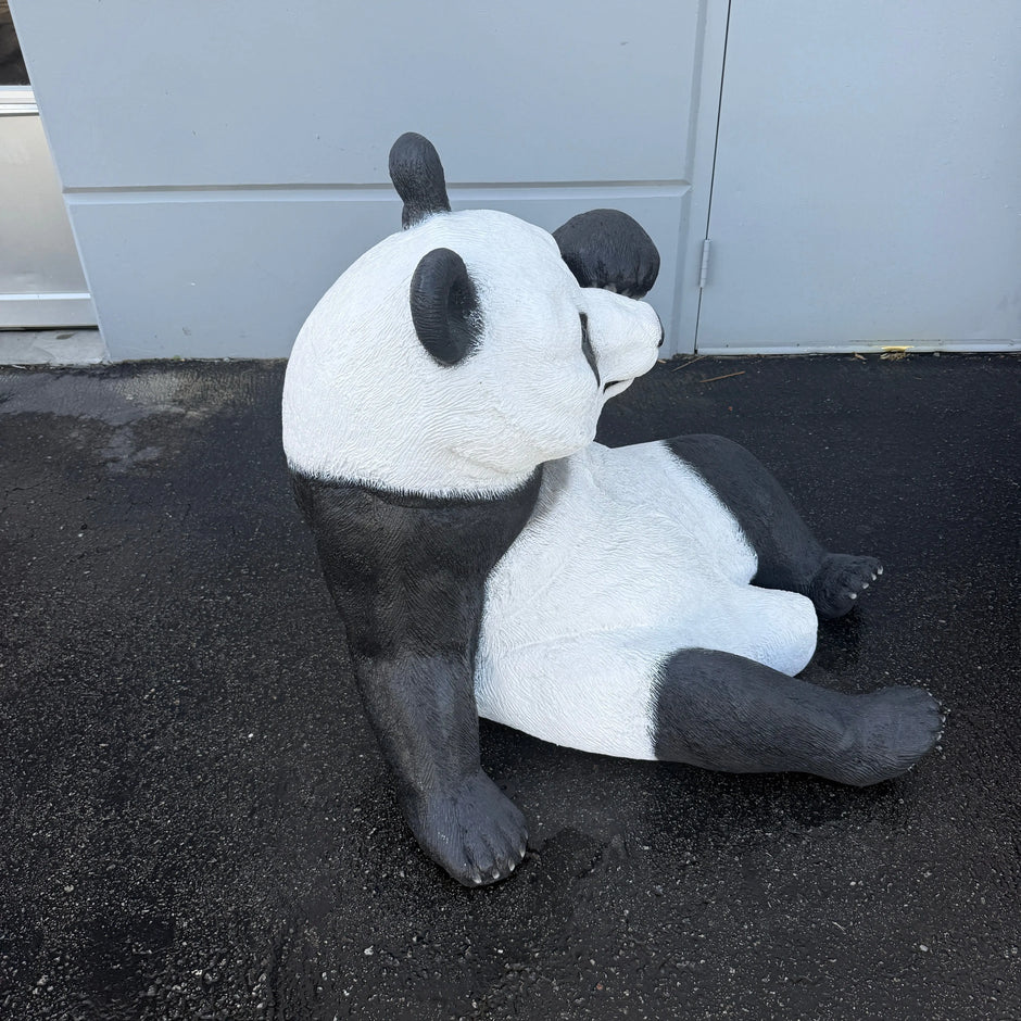 Panda Bear Slouching Life Size Statue Display Prop – LM Treasures
