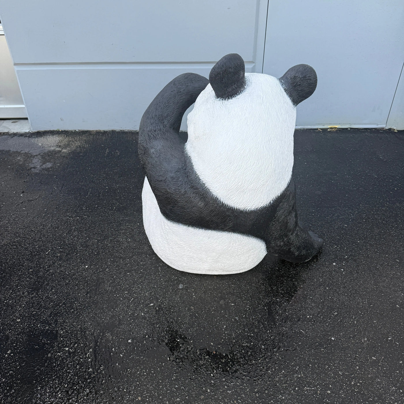 Panda Bear Slouching Life Size Statue Display Prop – LM Treasures