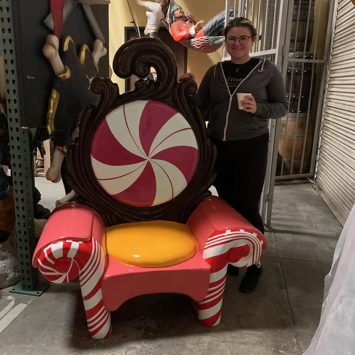 Candy Throne Queen Life Size Statue| LM Treasures