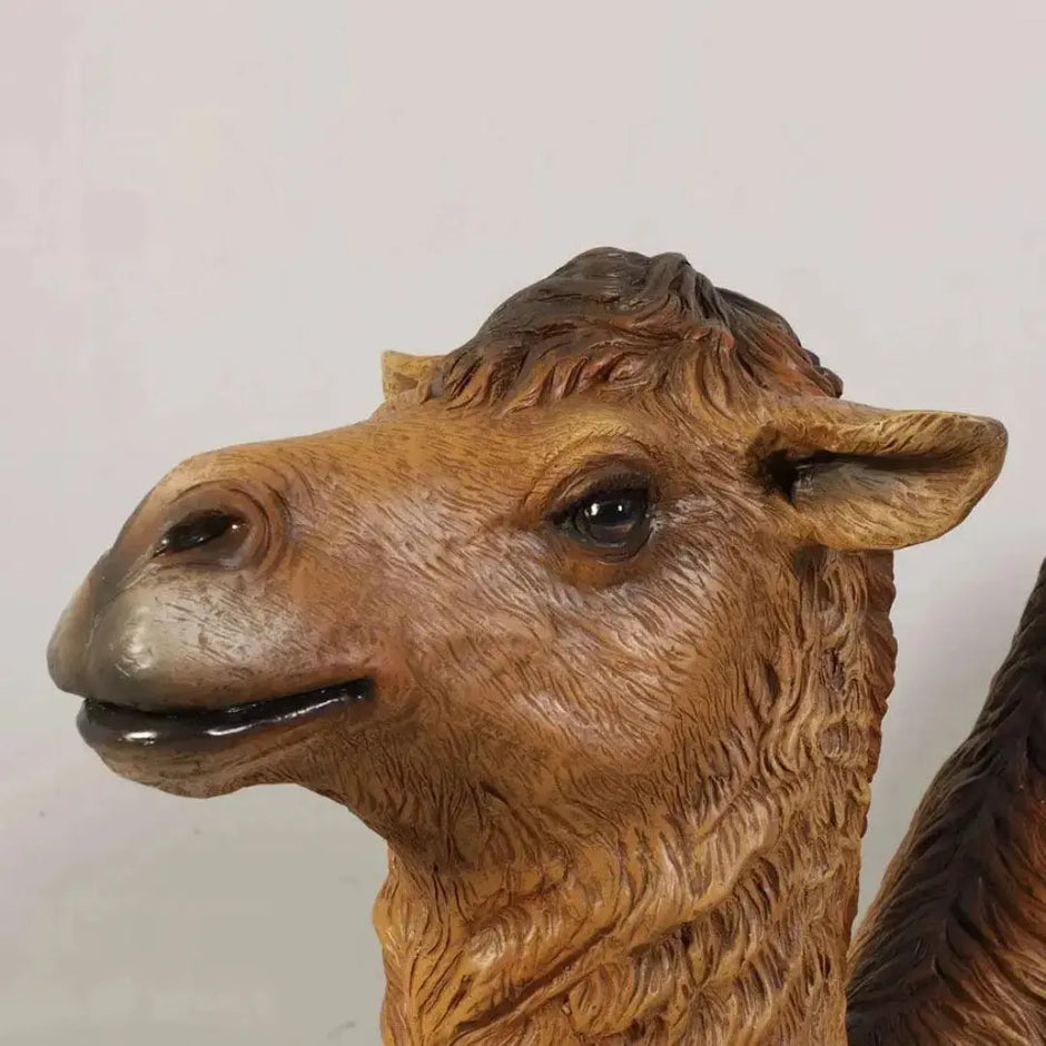 Camel Statue Bactrian Resting Nativity Prop Display – LM Treasures