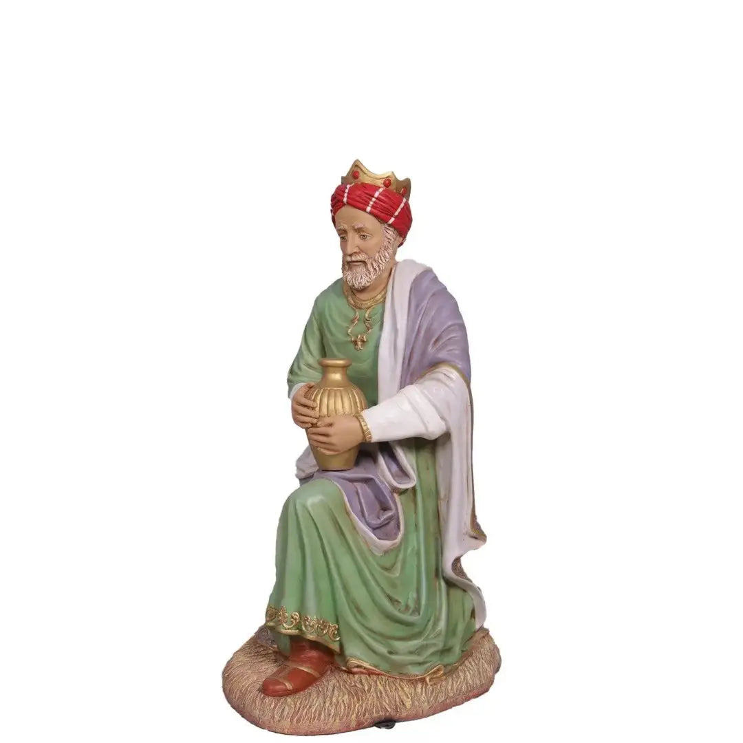 Nativity - King Melchor Melchior - Life Size Resin Christmas Statue Lm ...