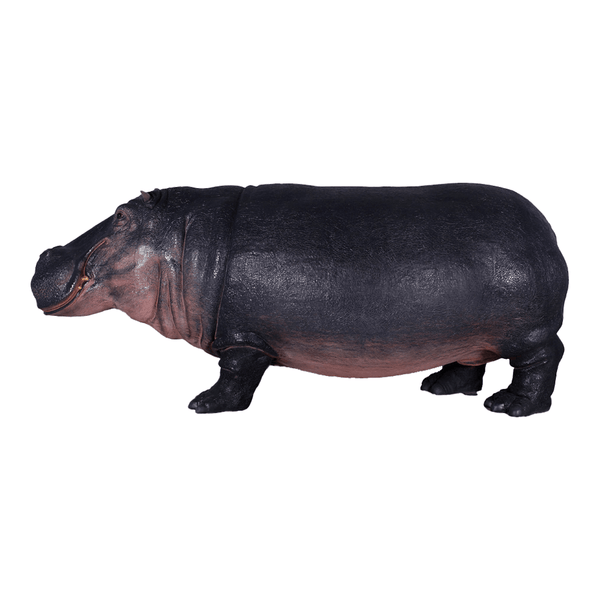 Hippo Life Size Safari Water Animal Exotic Statue Decor| LM Treasures