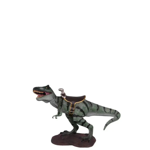 Baby T-Rex Dinosaur With Saddle Jurassic Life Size Statue| LM Treasures