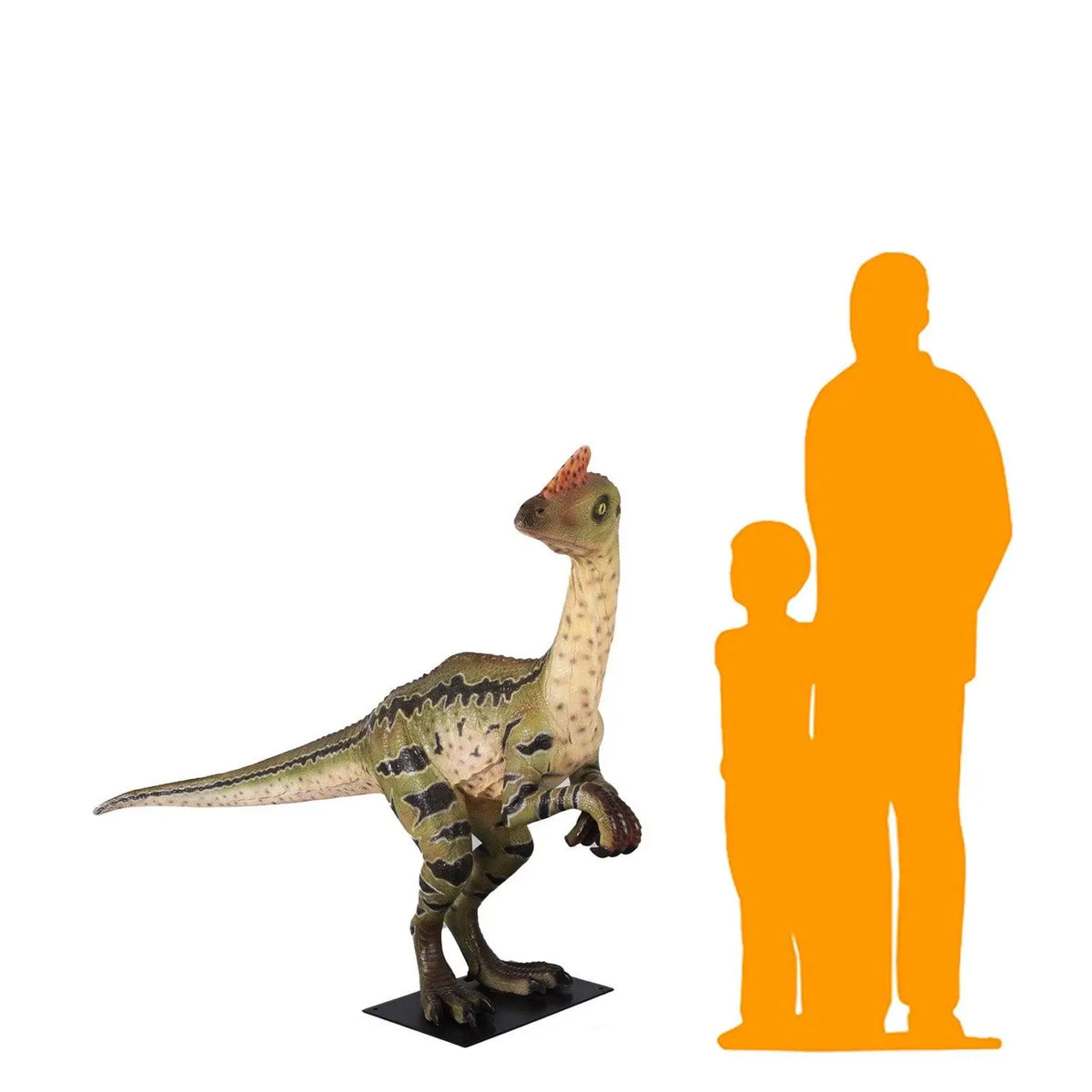 Dilong Paradoxus Dinosaur Jurassic Life Size Statue| LM Treasures