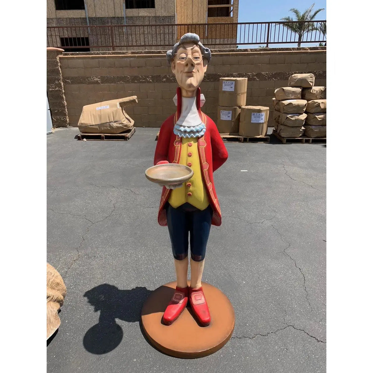 Funny Butler Life Size Statue| LM Treasures