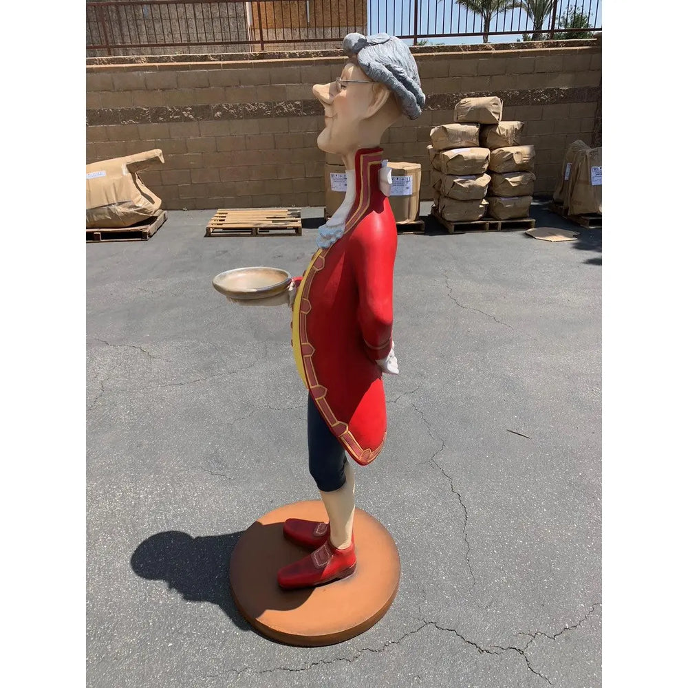 Funny Butler Life Size Statue| LM Treasures
