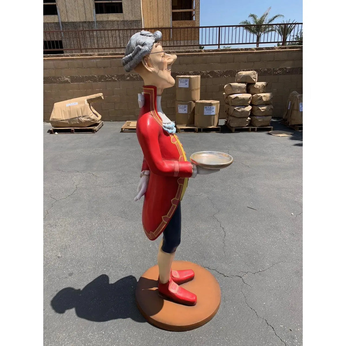 Funny Butler Life Size Statue| LM Treasures