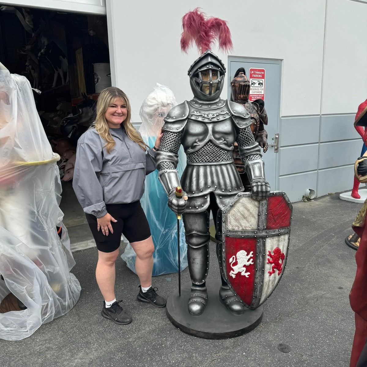 Knight In Armor Life Size Statue| LM Treasures