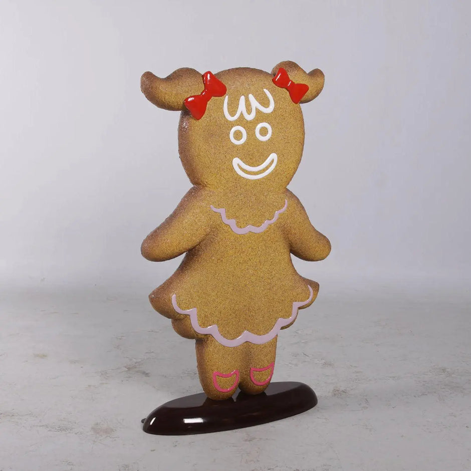 Girl Gingerbread Cookie Over Sized Statue – LM Treasures