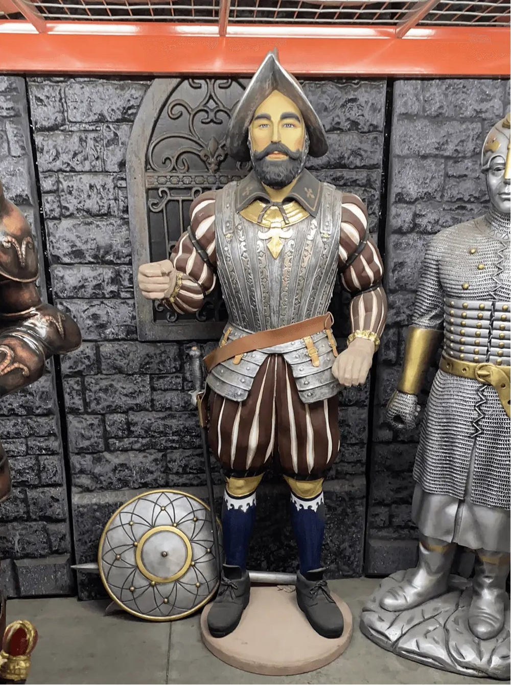 Spanish Knight Life Size Statue | LM Treasures