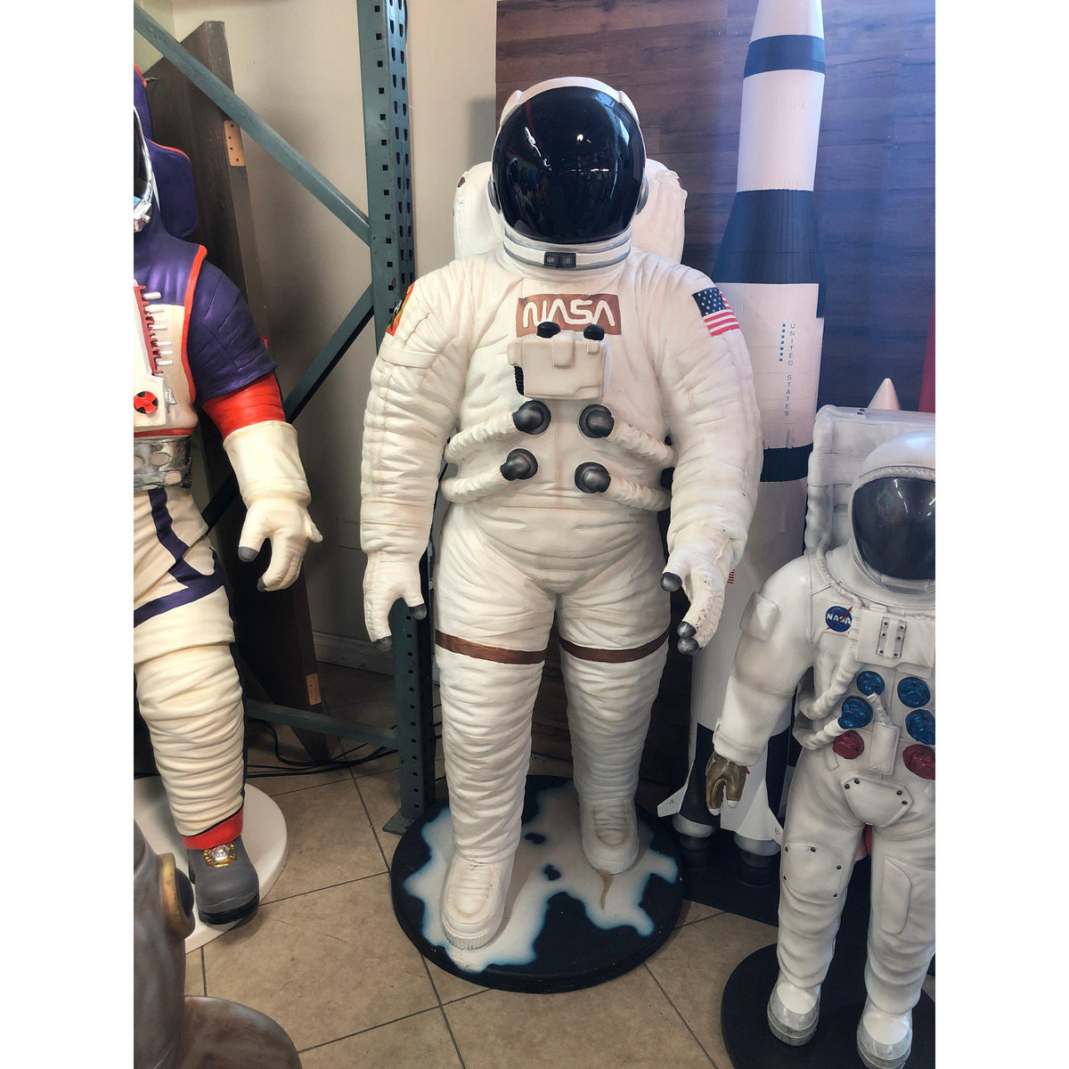 Astronaut Walking Life Size Statue | LM Treasures