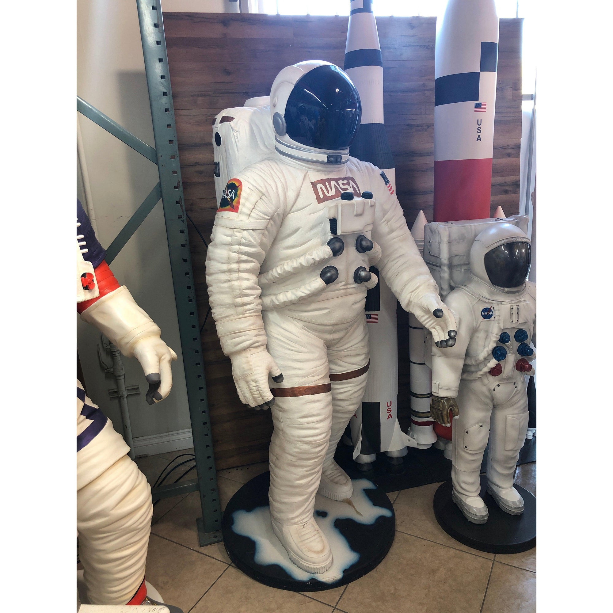 Astronaut Walking Life Size Statue | LM Treasures