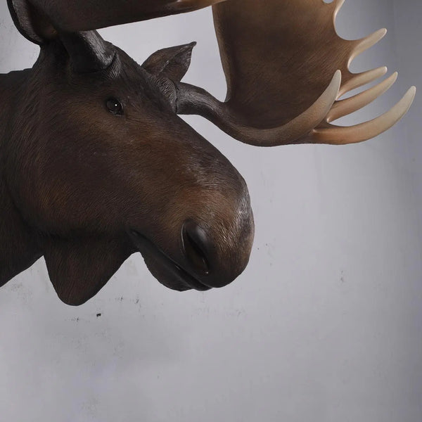 Moose Head Life Size Statue| LM Treasures