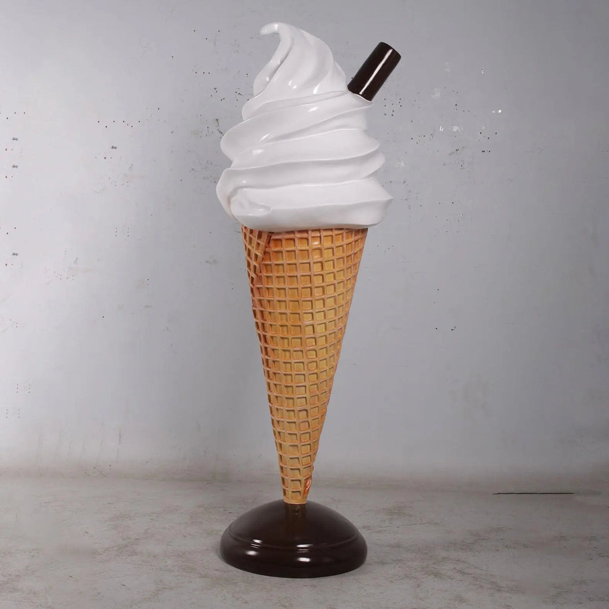Soft Serve Vanilla Ice Cream With Stick Over Sized Statue| LM Treasures