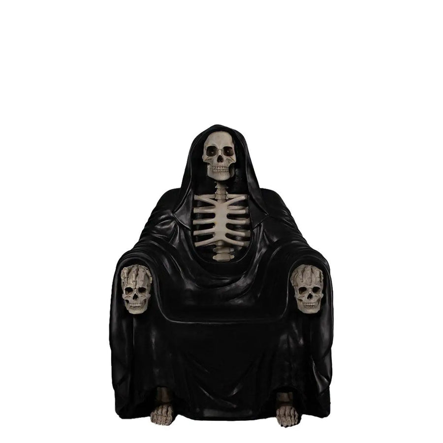 Skeleton Reaper Throne Life Size Chair Statue| LM Treasures