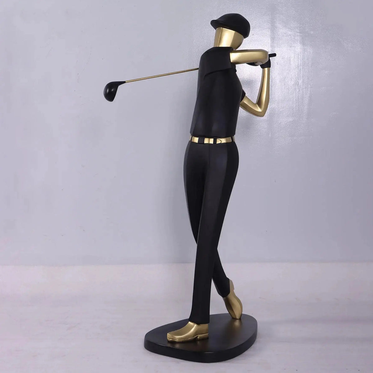Modern Golfer Life Size Statue | LM Treasures