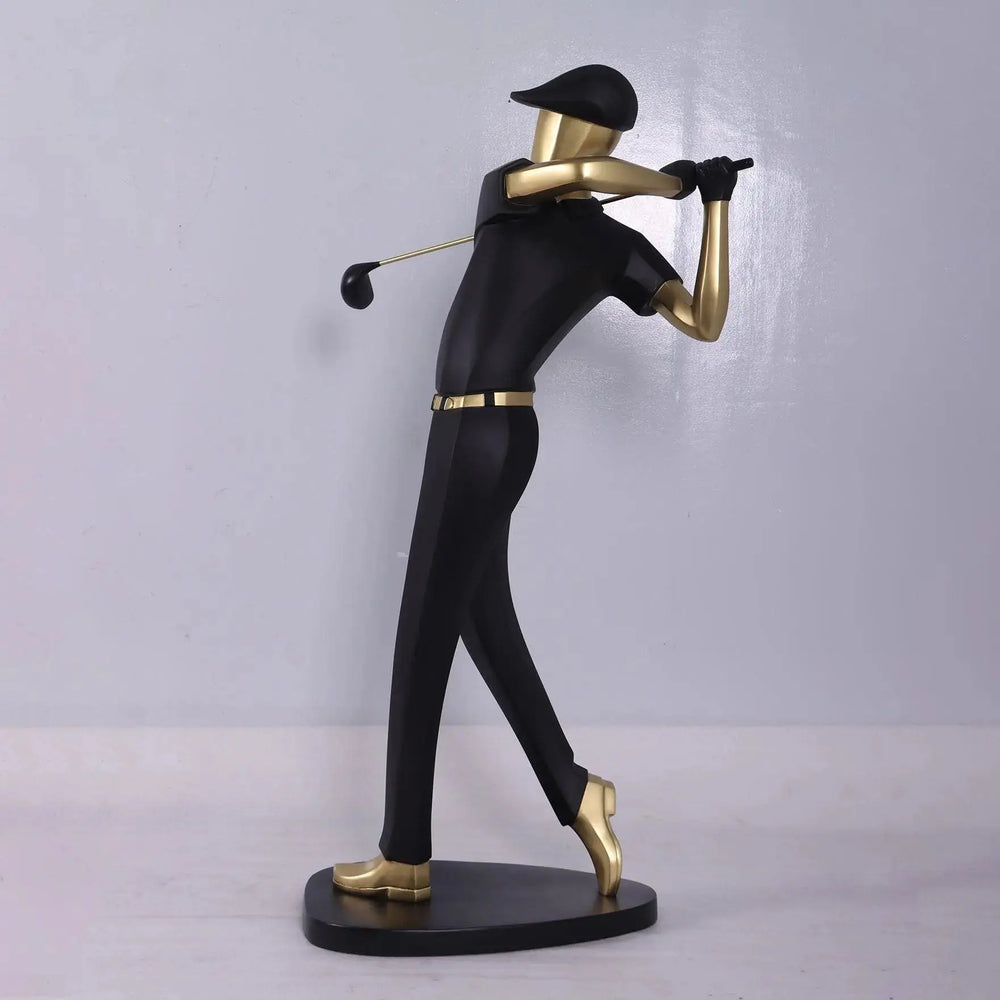 Modern Golfer Life Size Statue | LM Treasures