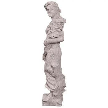Goddess of Spring Roman Stone Finish Statue - LM Treasures – LM Treasures