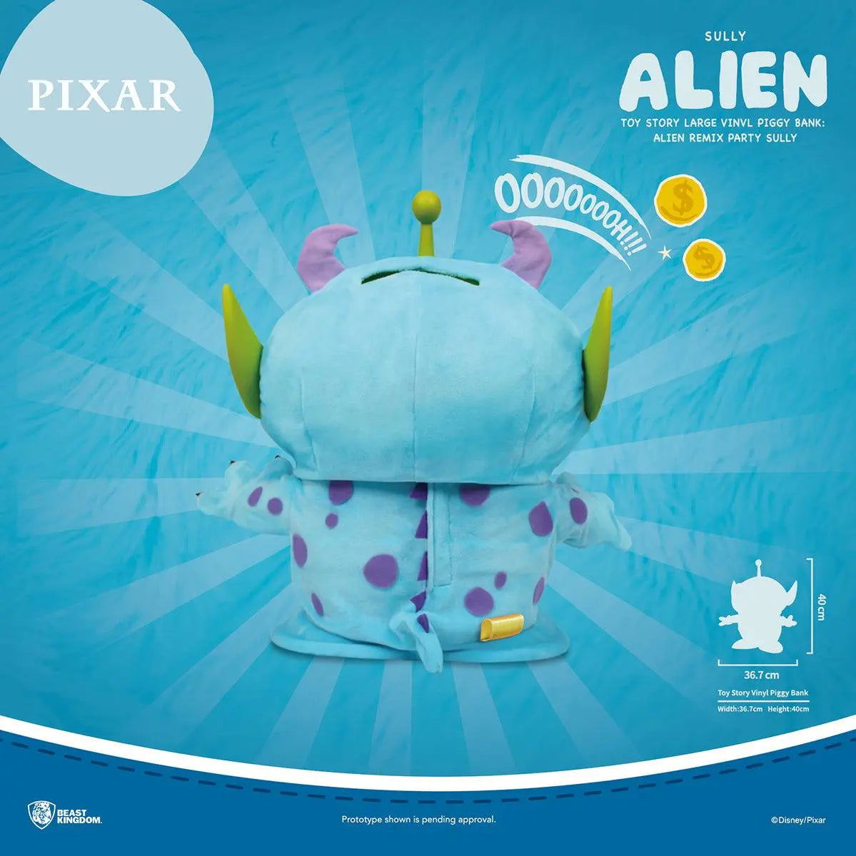 Toy Story Alien Lotso Piggy Bank Statue | LM Treasures