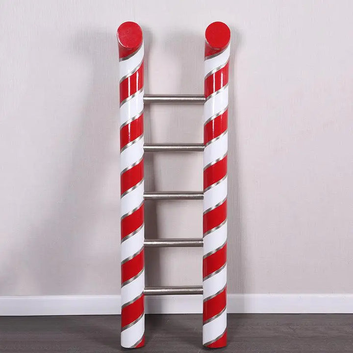 Candy Cane Ladder Over Sized Statue - Holiday Charm – LM Treasures