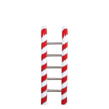 Candy Cane Ladder Over Sized Statue - Holiday Charm – LM Treasures