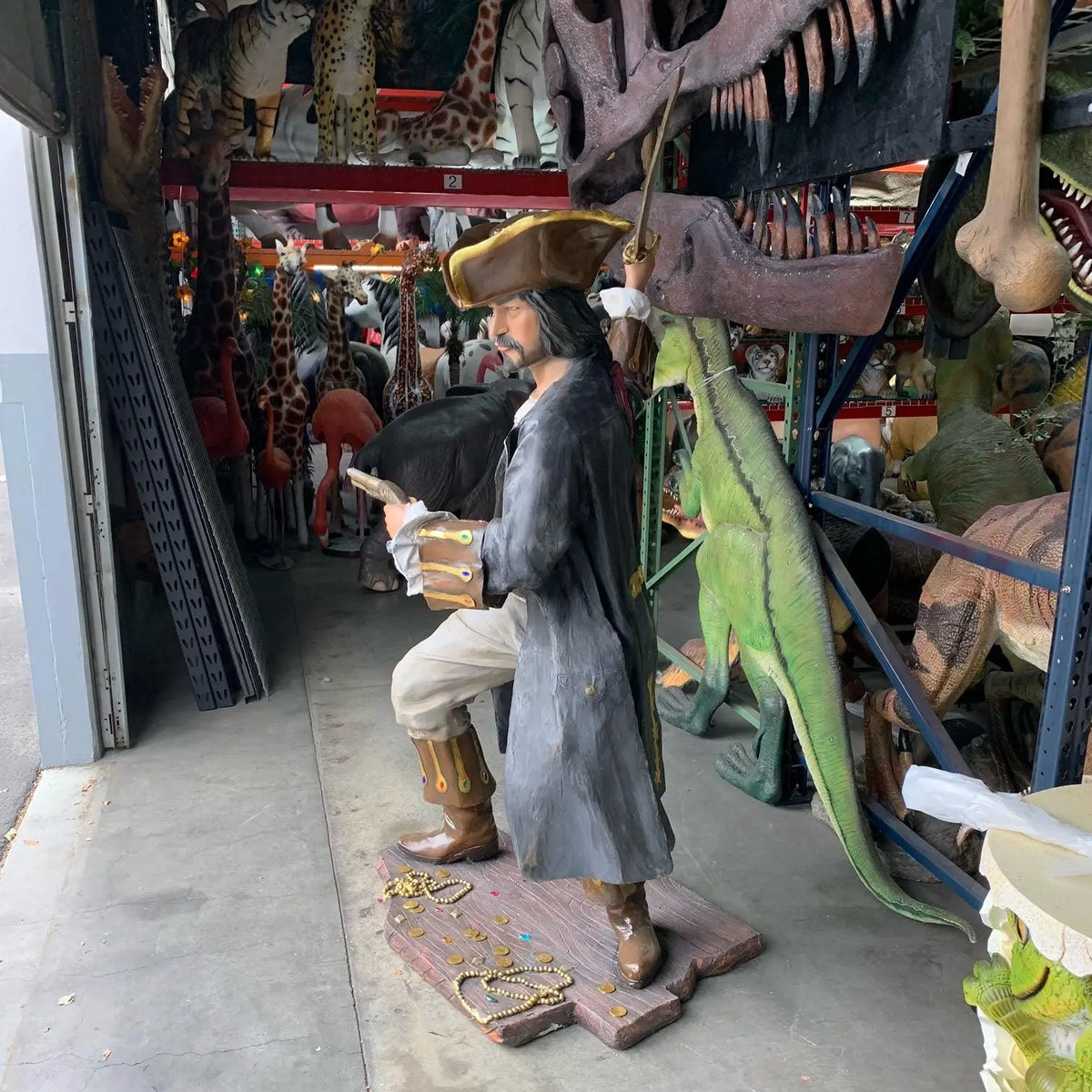 Buccaneer Pirate Life Size Statue | LM Treasures