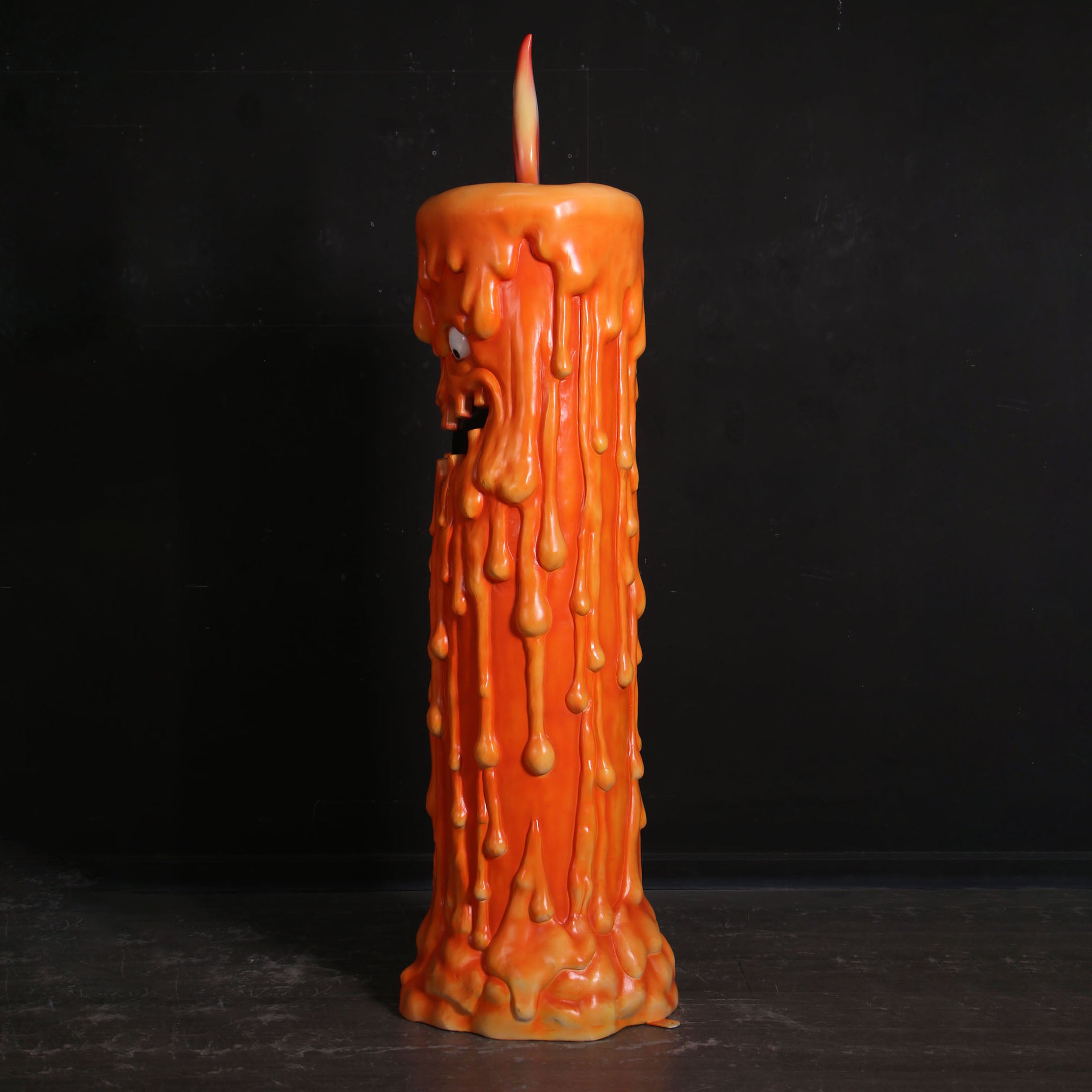 Pumpkin Candle Life Size Statue – LM Treasures