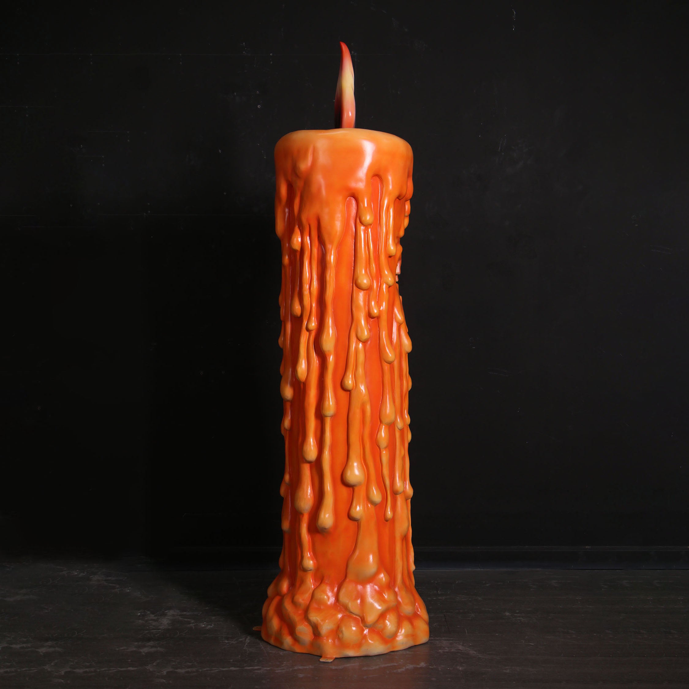 Pumpkin Candle Life Size Statue – LM Treasures