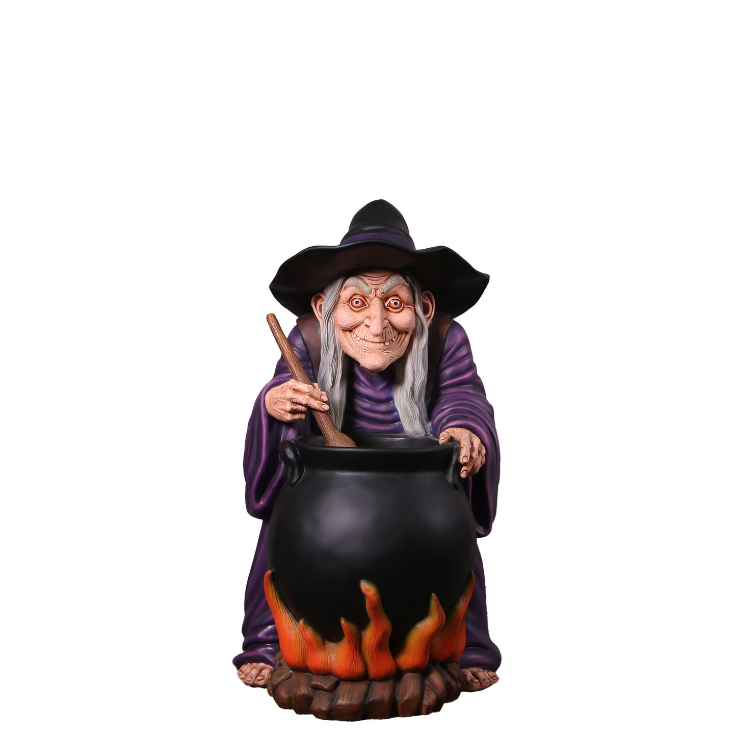 Witch with Cauldron Small Statue – LM Treasures