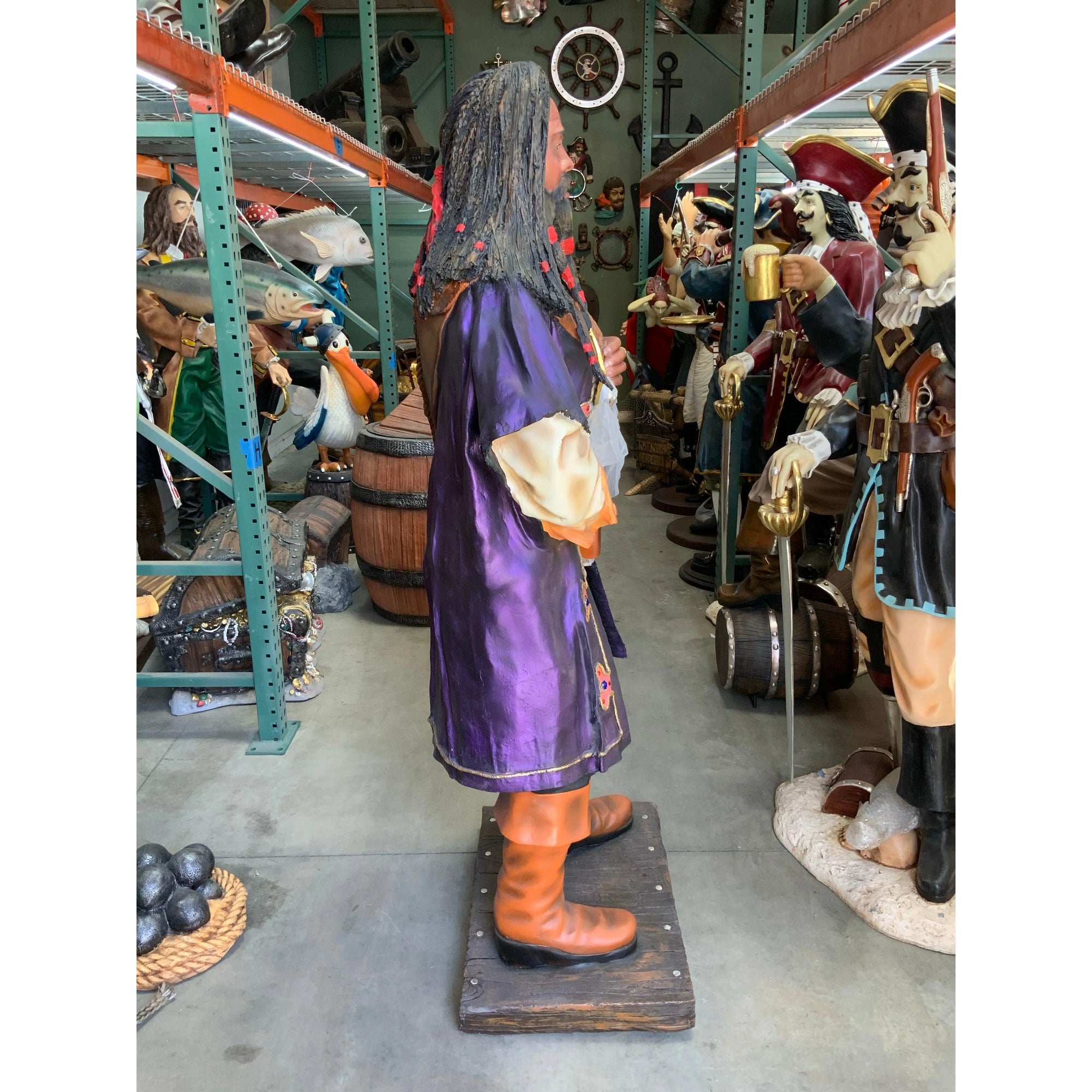 Caribbean Pirate Life Size Statue | LM Treasures