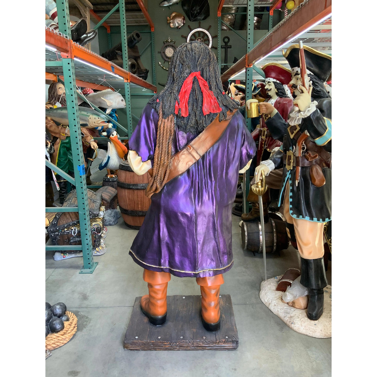 Caribbean Pirate Life Size Statue | LM Treasures