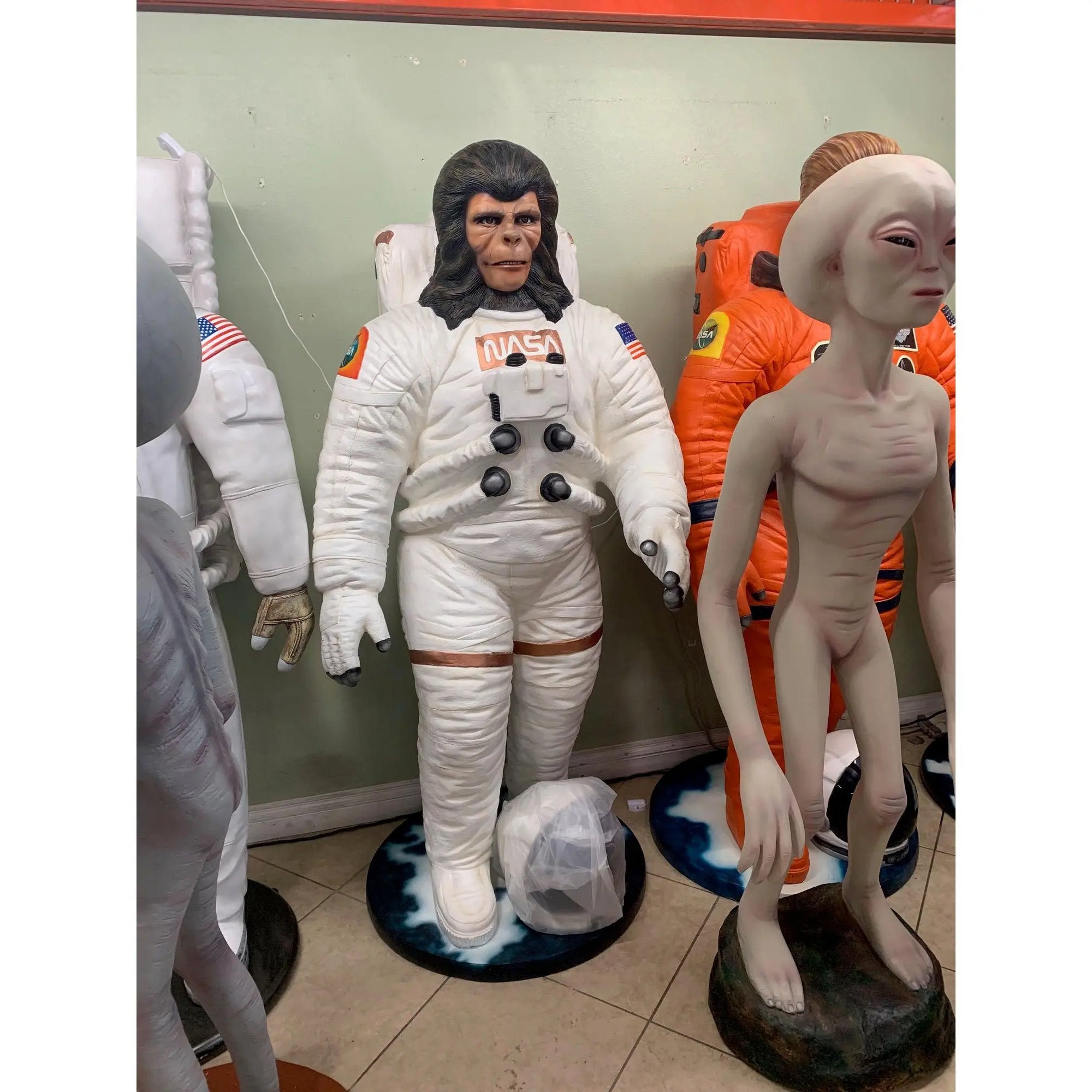 Astronaut Ape Life Size Statue| LM Treasures