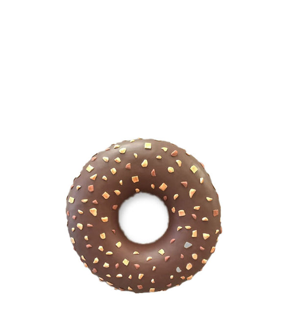 Large Donut Chocolate with Nuts Over Sized Statue| LM Treasures