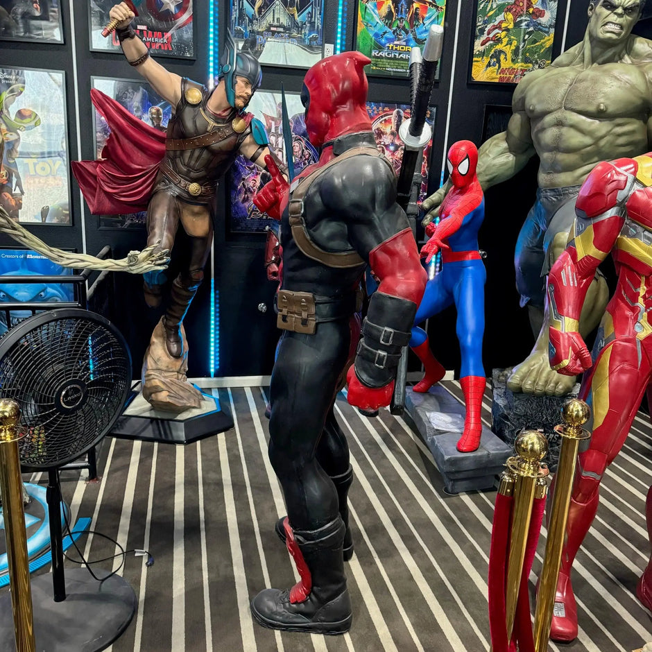 Marvel MCU Wade Wilson Deadpool Life Size Foam Statue NECA – LM Treasures