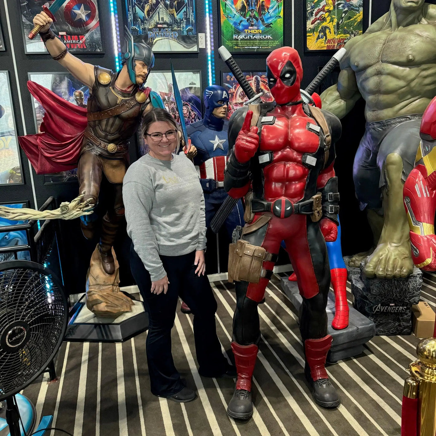 Marvel MCU Wade Wilson Deadpool Life Size Foam Statue NECA – LM Treasures