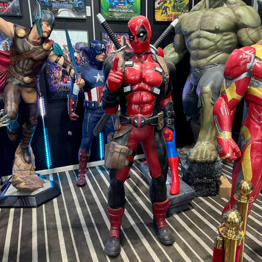 Marvel MCU Wade Wilson Deadpool Life Size Foam Statue NECA – LM Treasures