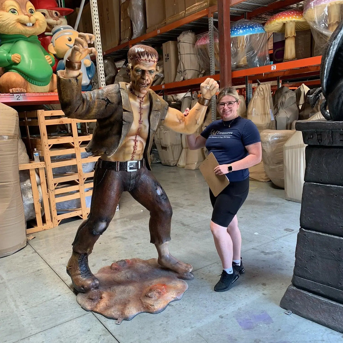Frankenstein Monster Life Size Statue| LM Treasures