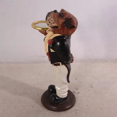 Small Bulldog Boxer Butler Life Size Statue Decor – LM Treasures